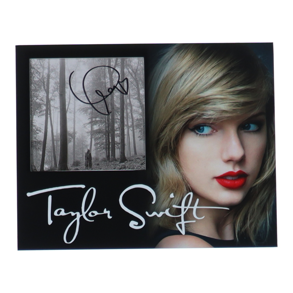 Taylor Swift Signed "Folklore" Custom Matted CD Cover (Beckett ...