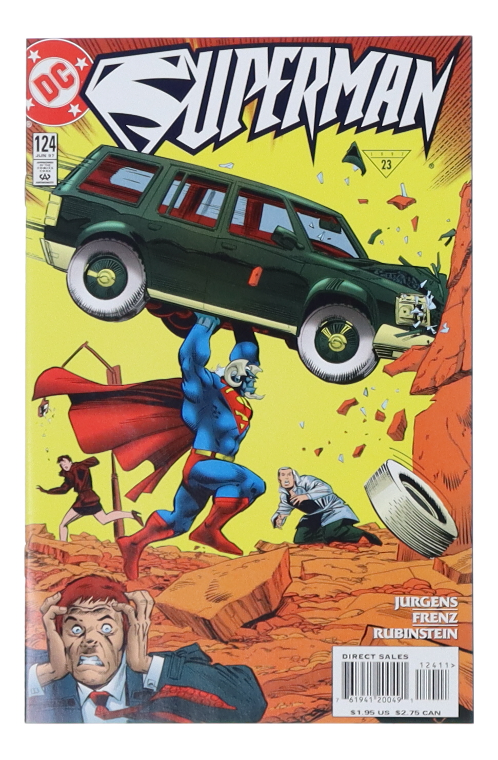 1997 "Superman" Issue #124 DC Comic Book | Pristine Auction