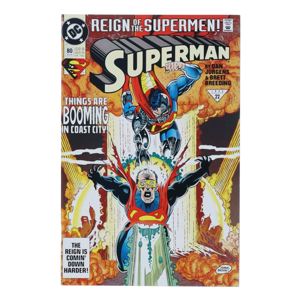 1993 "Superman" Issue #80 DC Comic Book | Pristine Auction