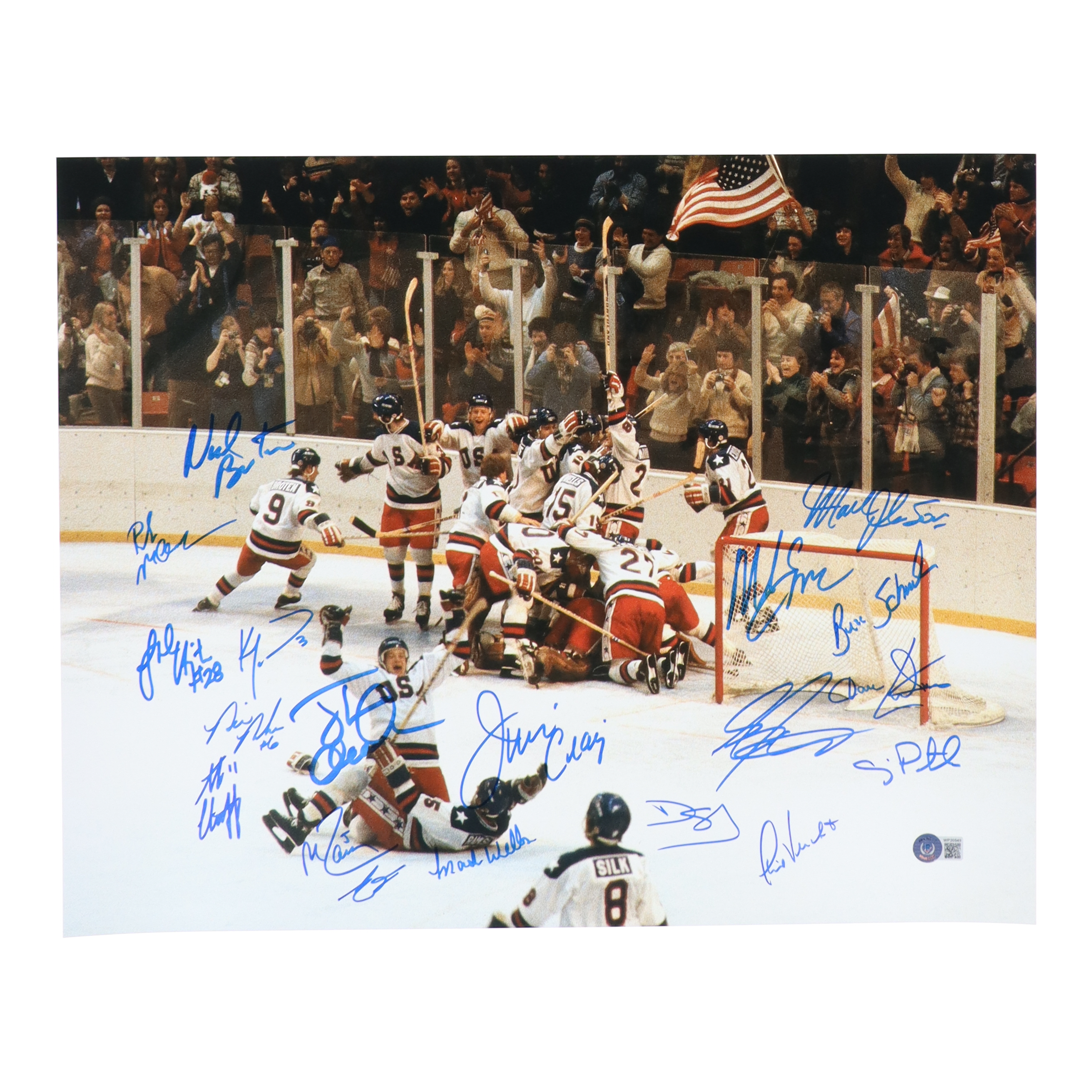 1980 Team USA "Miracle On Ice" 16x20 Photo Team-Signed by (19) with Mike Eruzione, Jim Craig ...