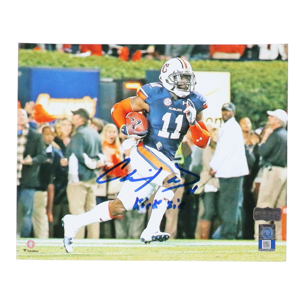 Chris Davis Signed Auburn Tigers 8x10 Photo Inscribed "Kick Six ...
