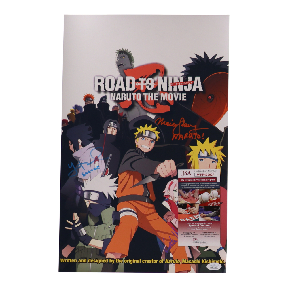 Yuri Lowenthal, Kate Higgins & Maile Flanagan Signed "Road to Ninja ...