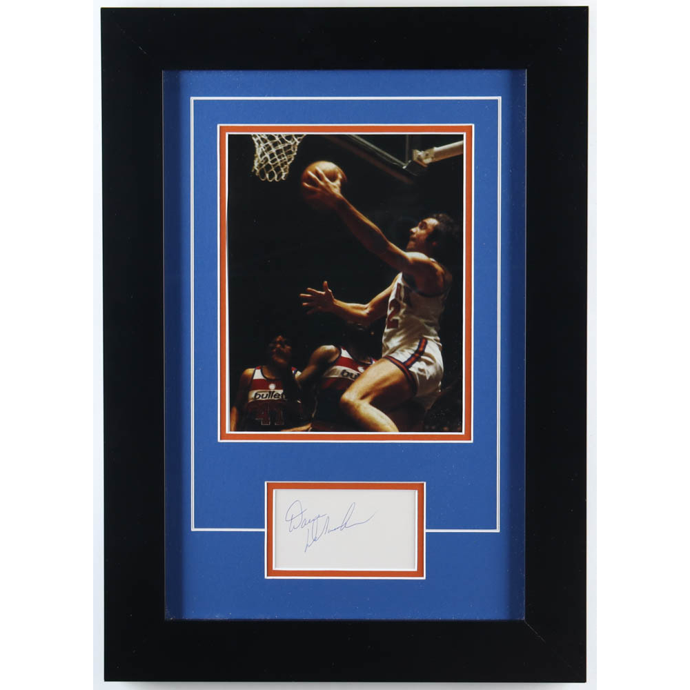 Dave DeBusschere Signed Custom Framed Cut Display (Palm Beach ...