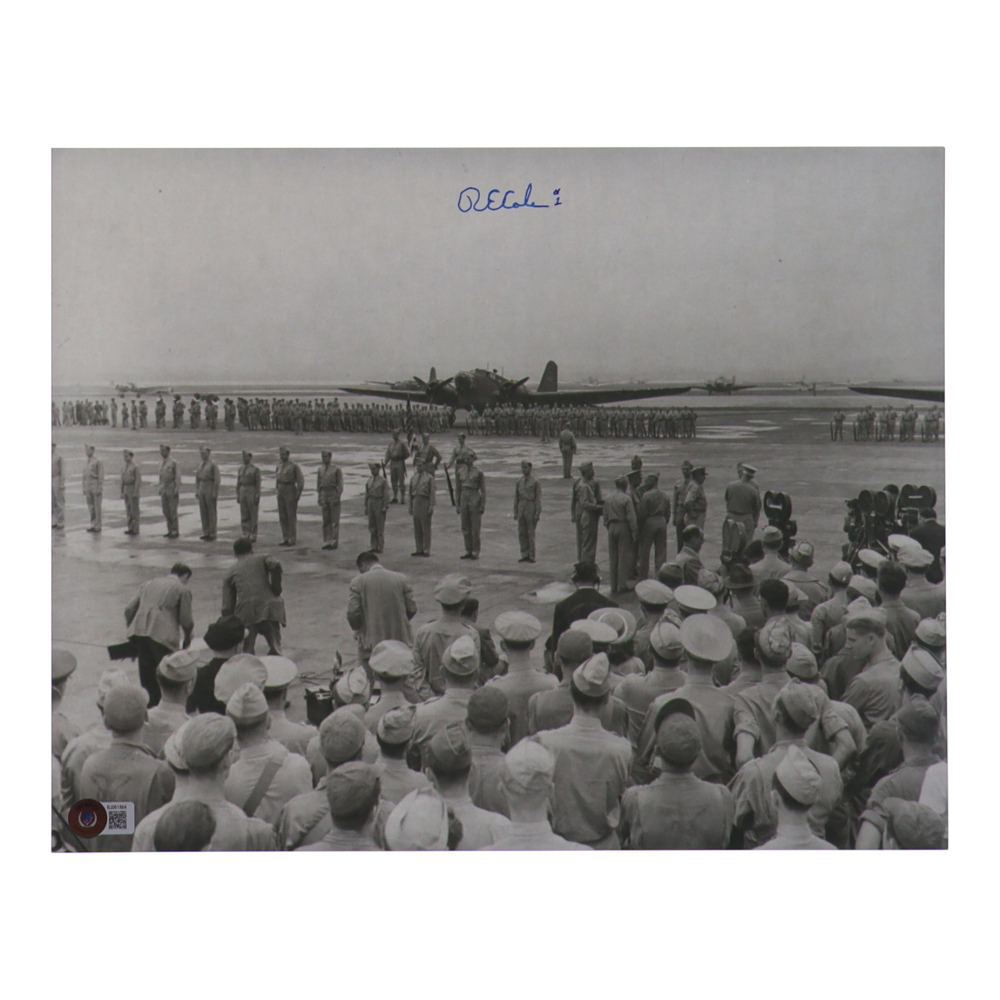 Richard E. Cole Signed WWII 11x14 Photo Inscribed "#1" (Beckett ...