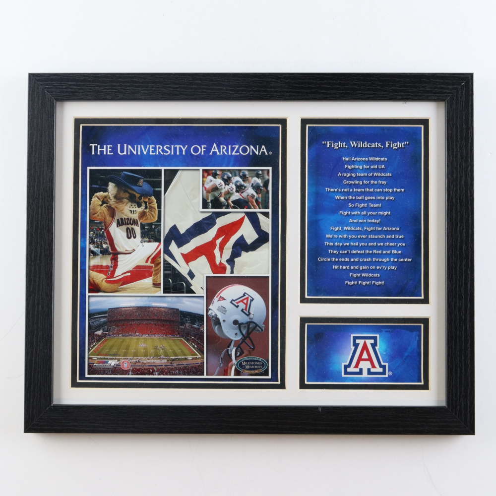 Arizona Wildcats Custom Framed Photo Collage | Pristine Auction