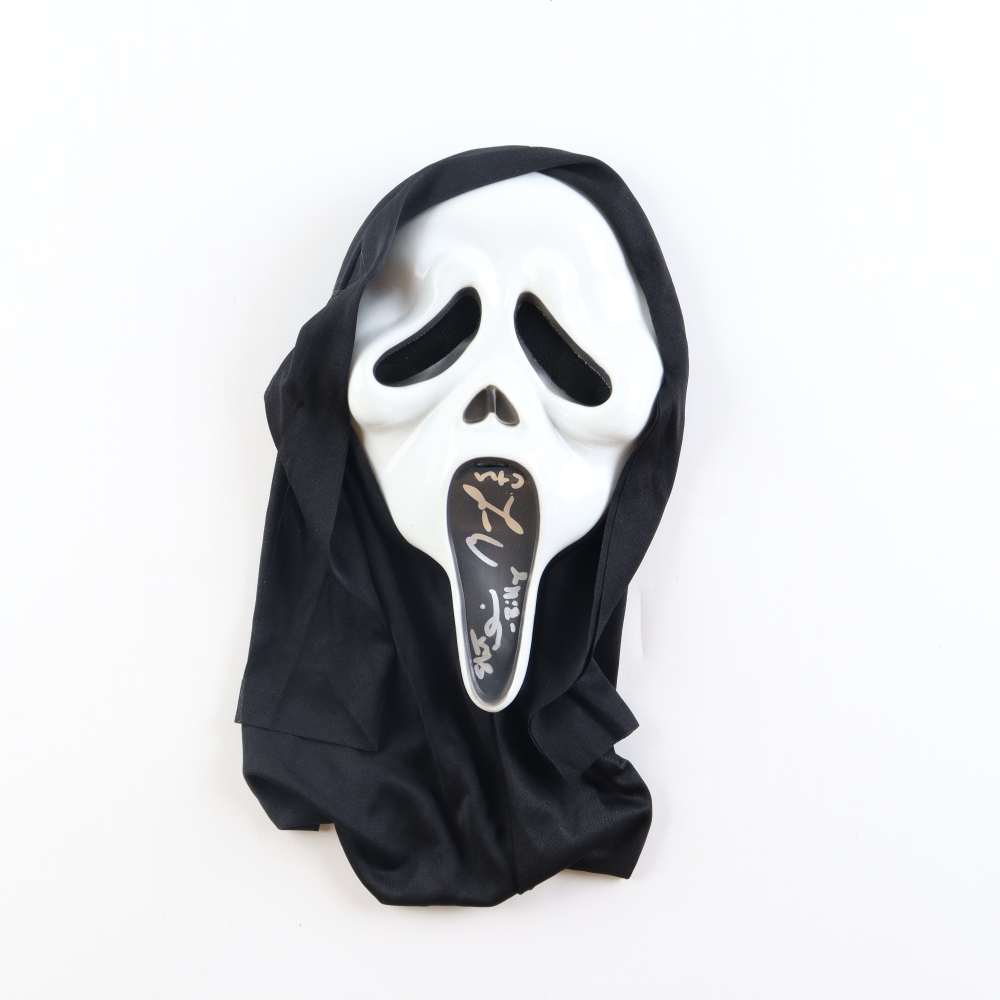 Skeet Ulrich & Matthew Lillard Signed "Scream" Ghostface Mask Inscribed ...
