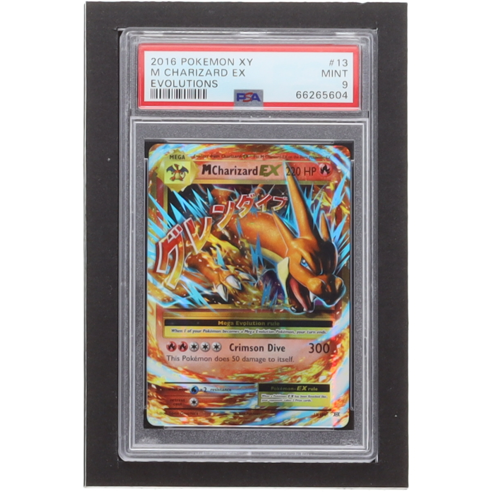 Mega Charizard EX 2016 Pokemon Evolutions #13 (PSA 9) | Pristine Auction