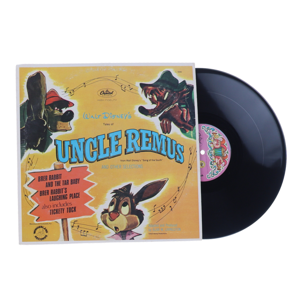 Walt Disney "Tales of Uncle Remus" LP Record Album with Retired ...