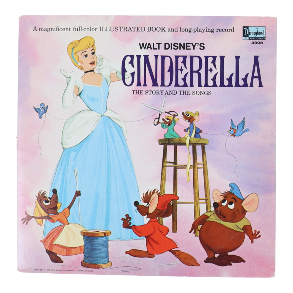 1969 Walt Disney's "Cinderella" Vintage Original Motion Picture ...