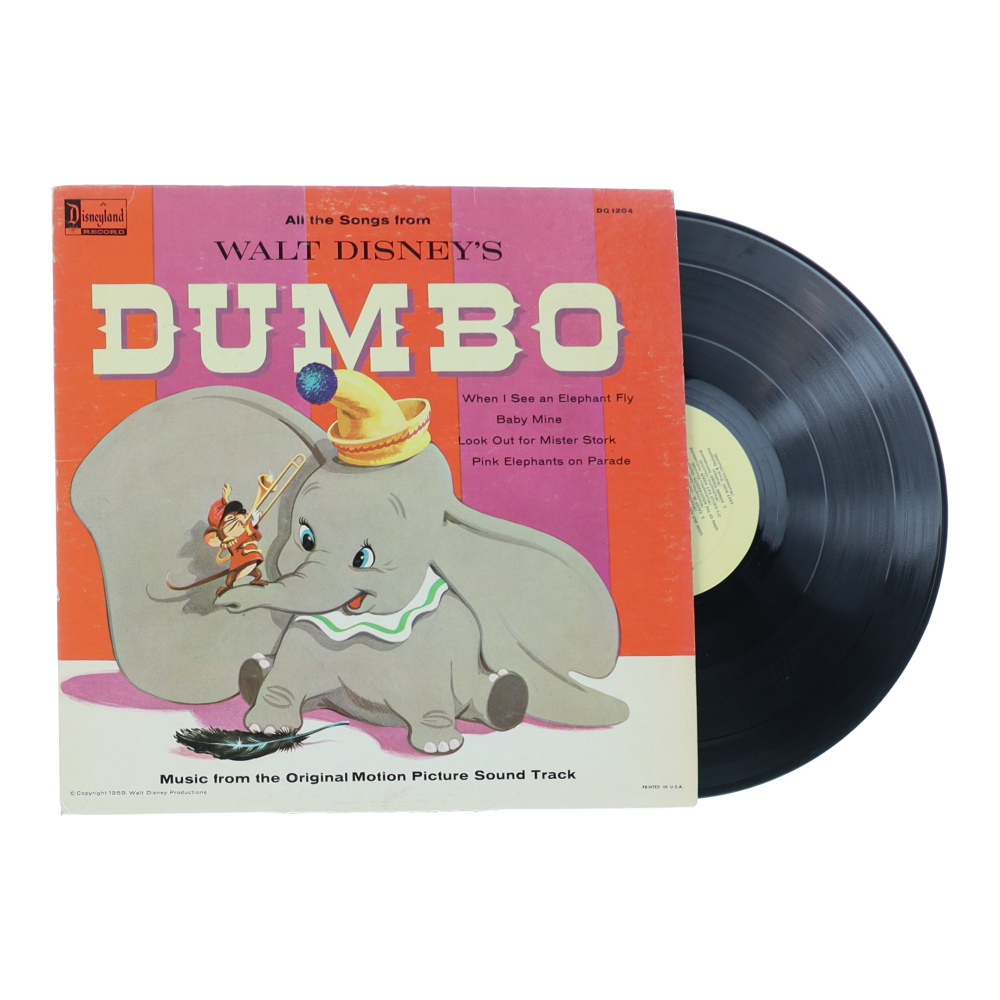 1963 Walt Disney's "Dumbo" Original Motion Picture Soundtrack LP ...