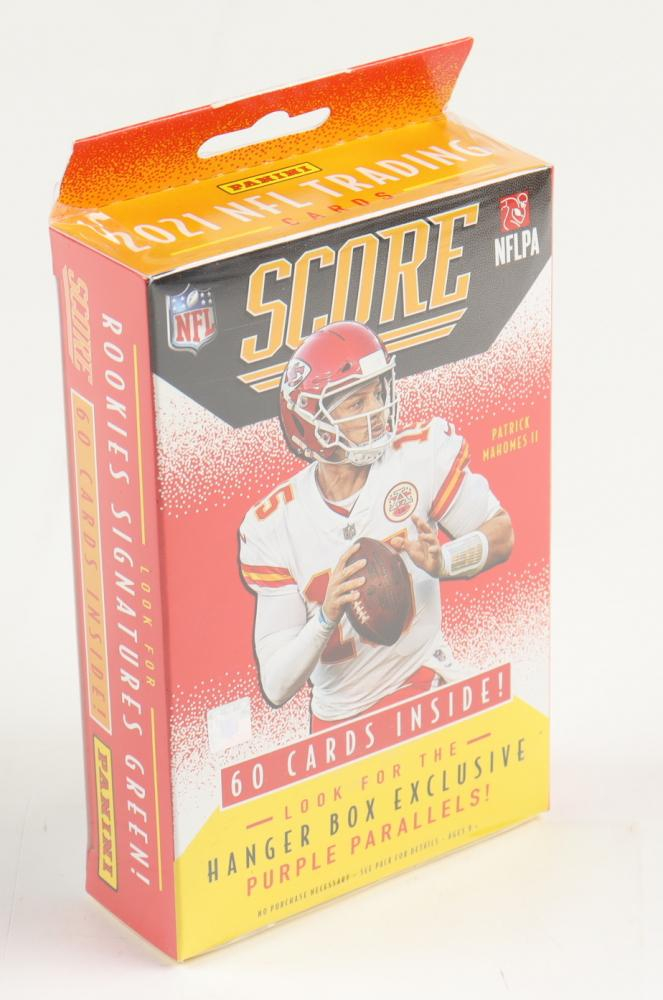 2021 Panini Score Football Hanger Box with (60) Cards | Pristine Auction
