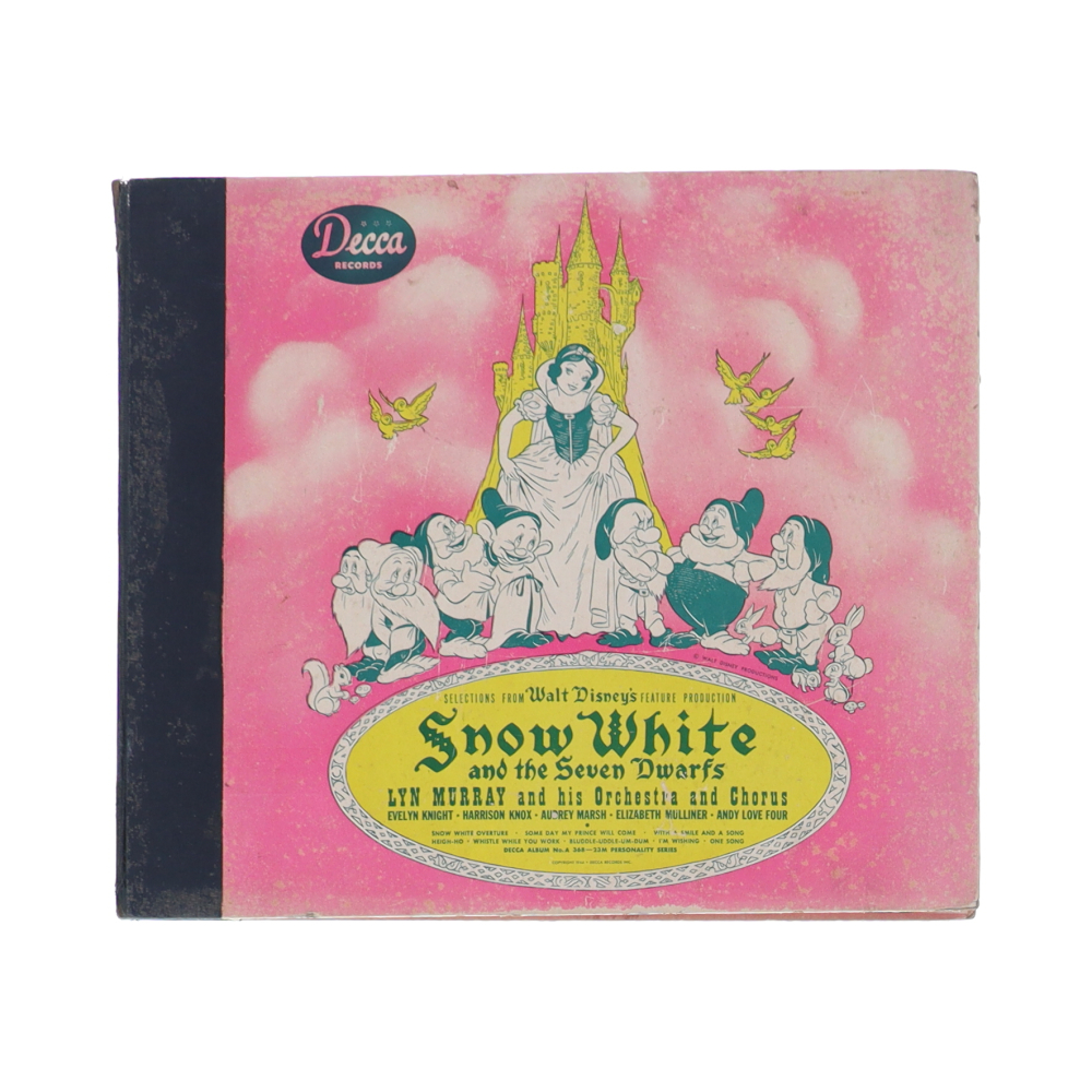 Walt Disney 1944 "Snow White and the Seven Dwarfs" Original Album with ...