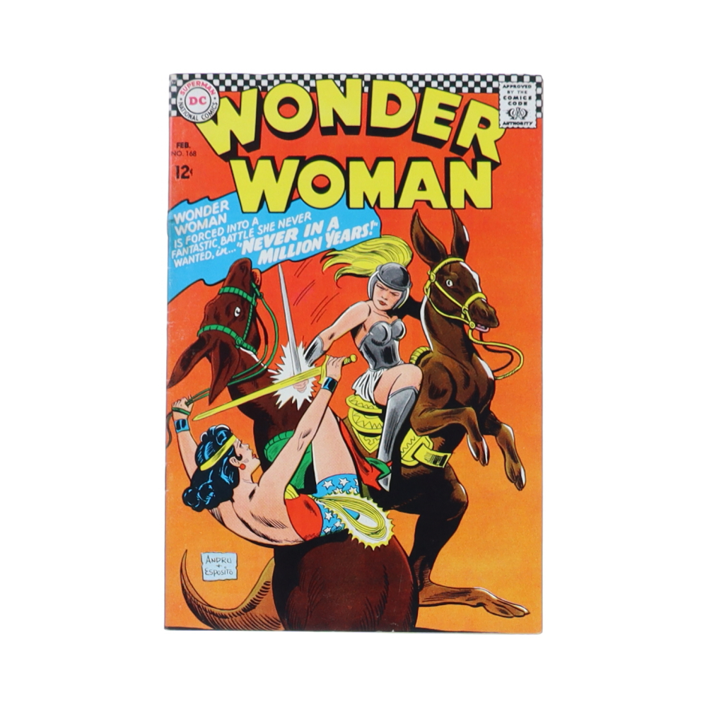 1968 "Wonder Woman" Issue #168 DC Comic Book | Pristine Auction
