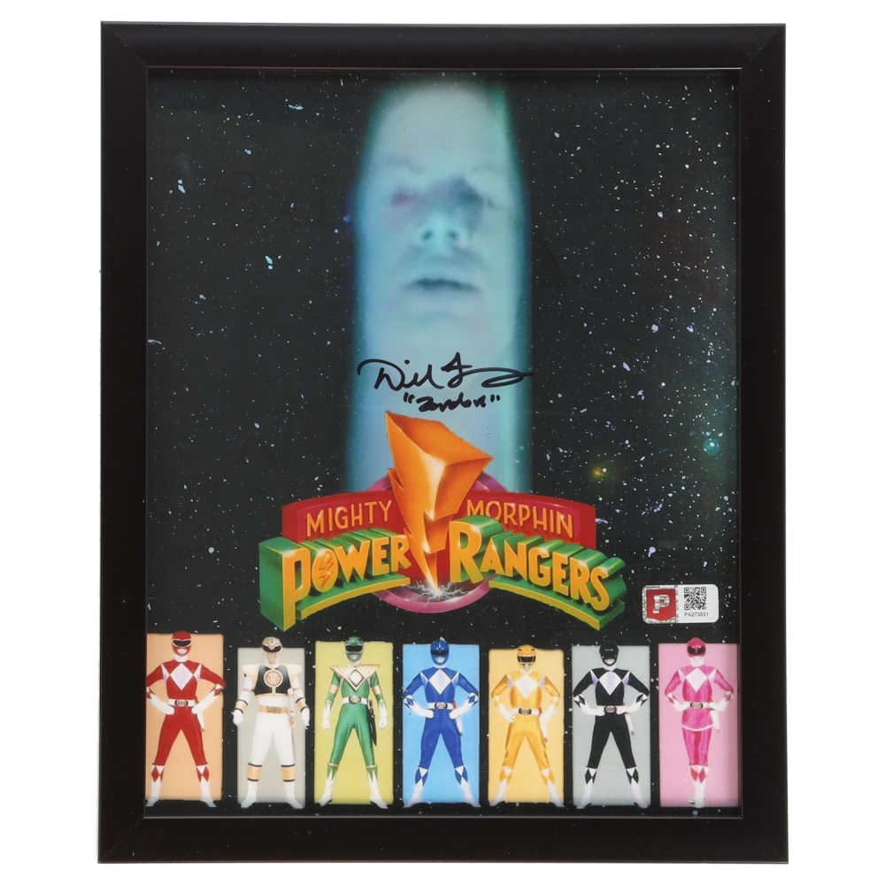 David J. Fielding Signed "Power Rangers" Custom Framed Photo Inscribed ...