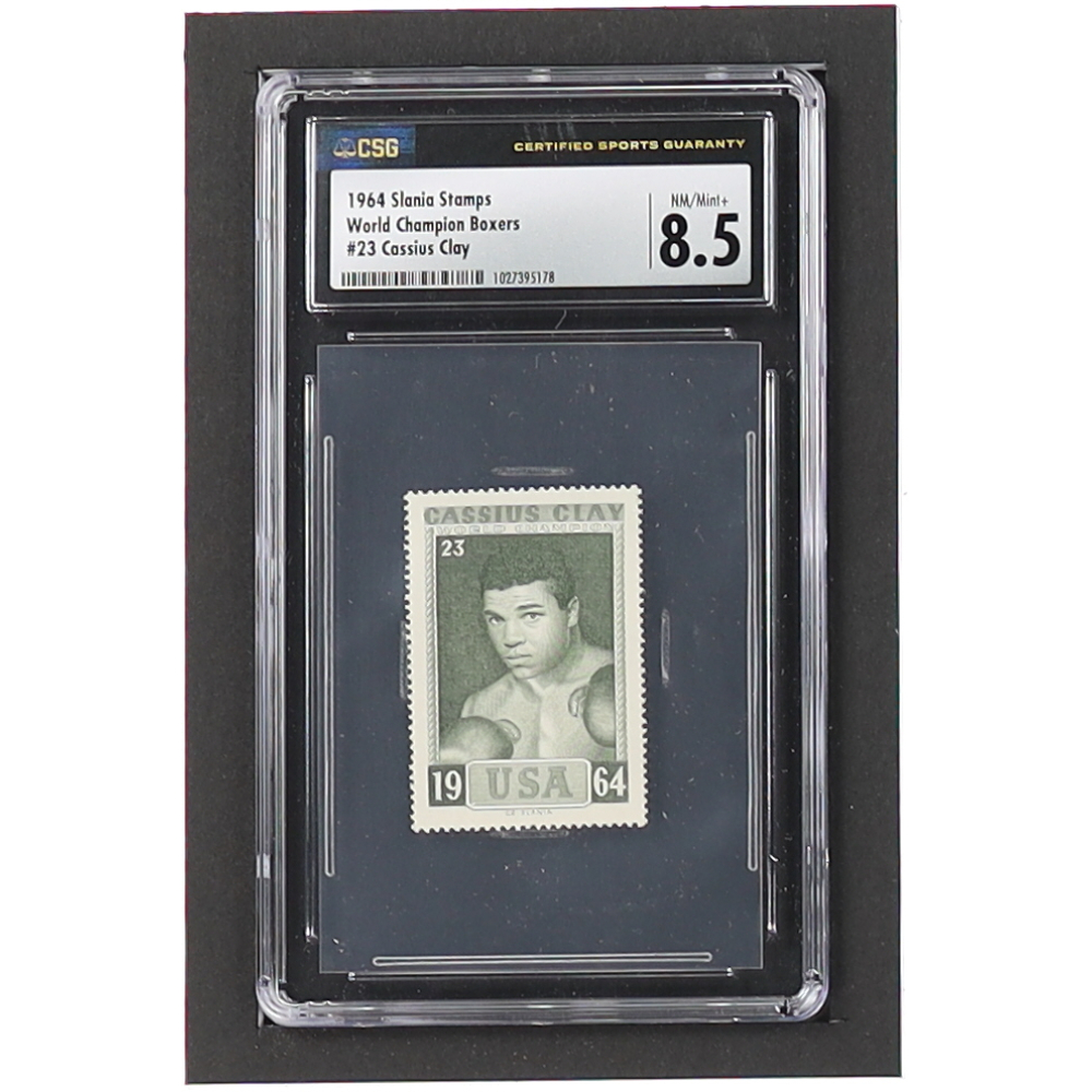 Muhammad Ali 1964 World Champion Boxers Slania Stamps #23 (CSG 8.5 ...