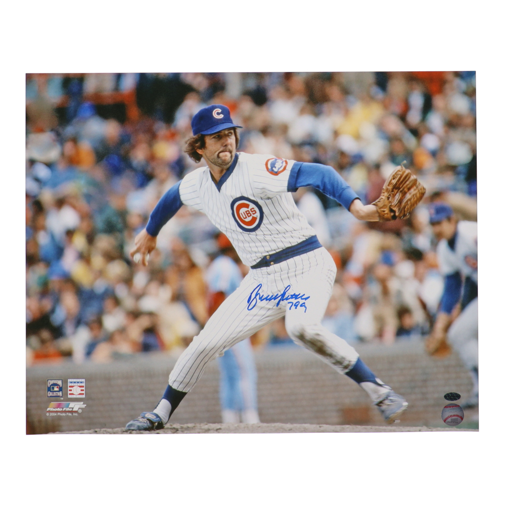Bruce Sutter Signed Cubs 16x20 Photo Inscribed "79 Cy" (Leaf ...
