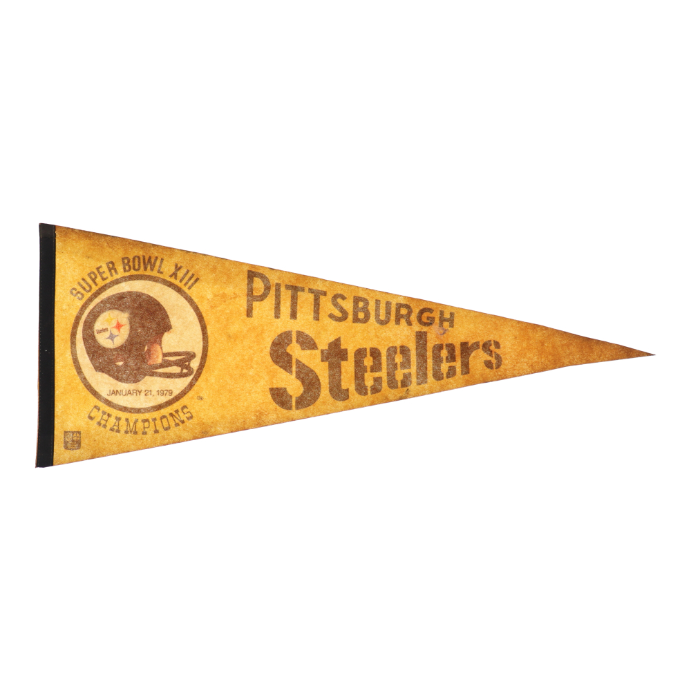 Vintage Steelers Felt Pennant | Pristine Auction