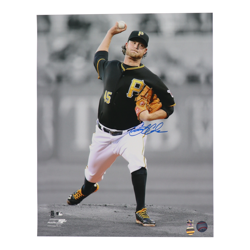 Gerrit Cole Signed Pirates 16x20 Photo (Sports Integrity) | Pristine ...
