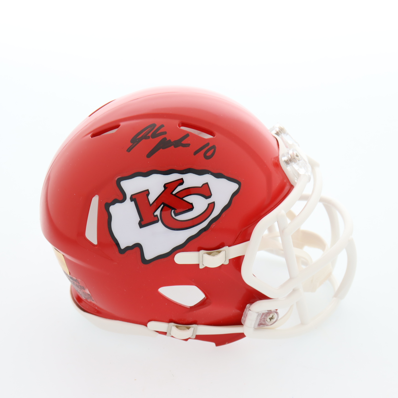 Isiah Pacheco Signed Chiefs Speed Mini Helmet (Players Ink) | Pristine ...