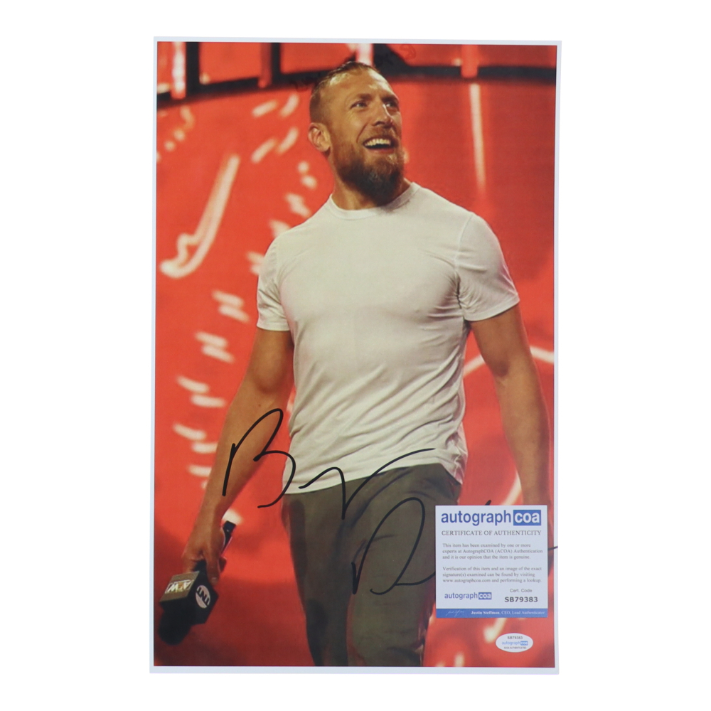 Bryan Danielson Signed WWE 11x17 Photo (ACOA) | Pristine Auction
