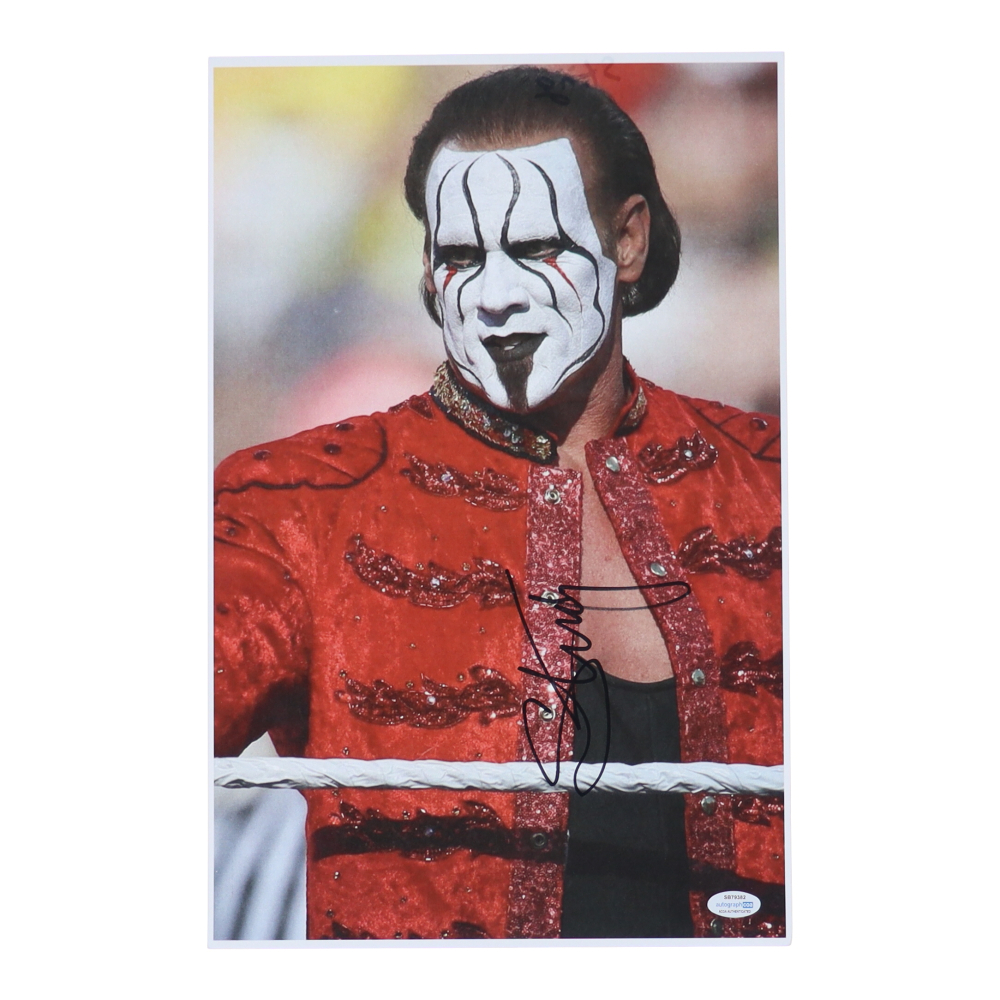Sting Signed WWE 11x17 Photo (ACOA) | Pristine Auction