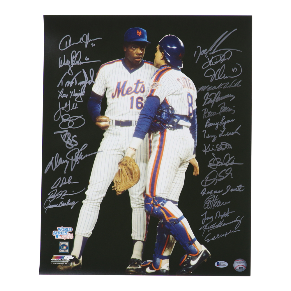 1986 Mets 16x20 Photo Team-Signed by (27) with Davey Johnson, Darryl ...