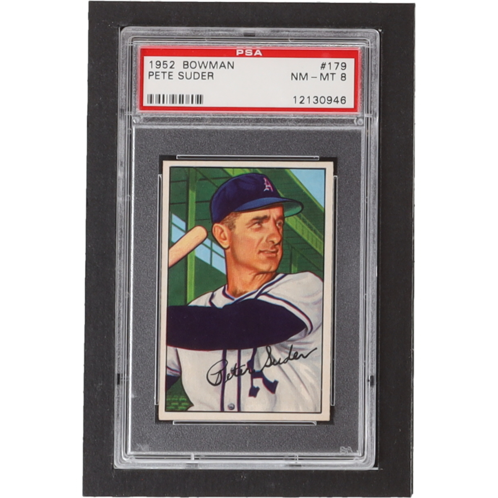 Pete Suder 1952 Bowman #179 (PSA 8) | Pristine Auction
