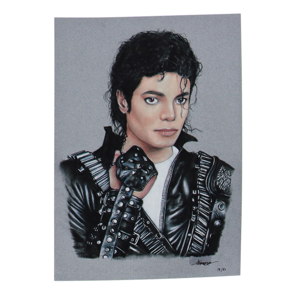 Thang Nguyen Michael Jackson 8x12 Signed Limited Edition Giclee On thang-nguyen-michael-jackson-8x12-signed-limited-edition-giclee-on