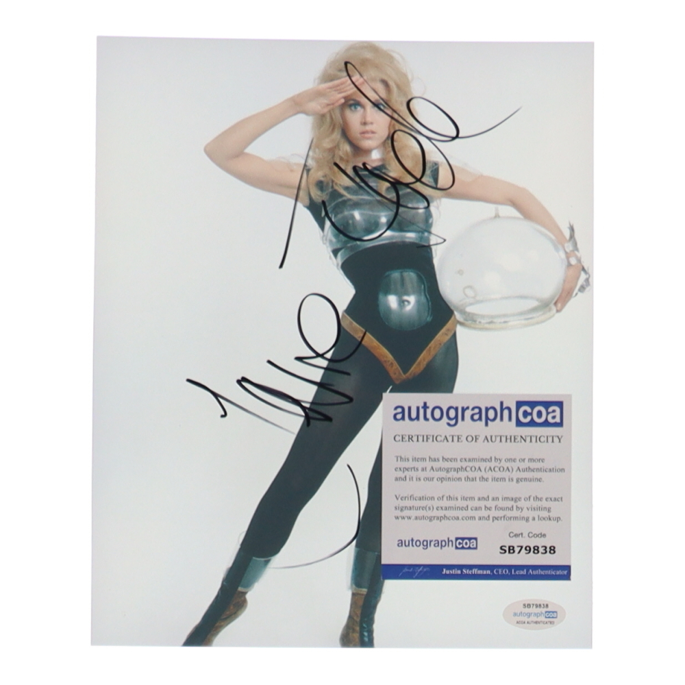 Jane Fonda Signed "Barbarella" 8x10 Photo (ACOA) | Pristine Auction