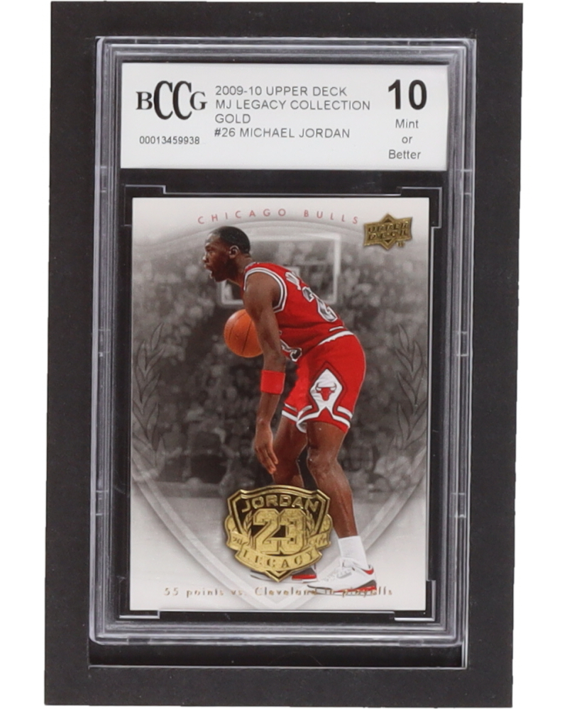 Michael Jordan 2009-10 Upper Deck Michael Jordan Legacy Collection Gold ...