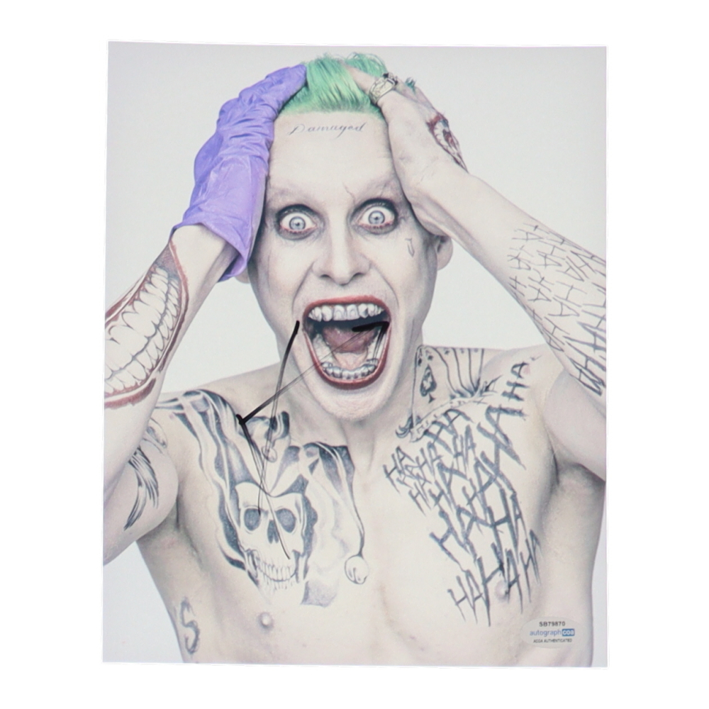 Jared Leto Signed "Suicide Squad" 8x10 Photo (ACOA) | Pristine Auction