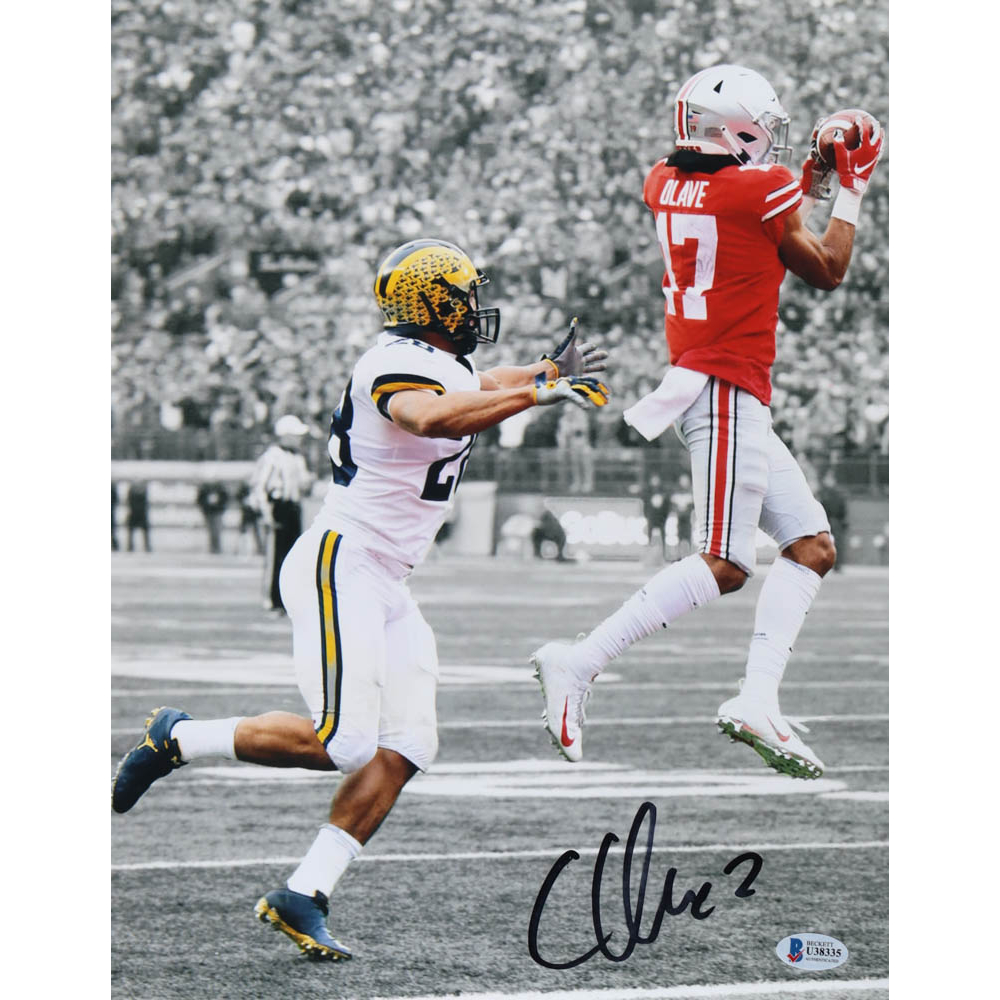 Chris Olave Signed Ohio State Buckeyes 11x14 Photo (Beckett) | Pristine ...