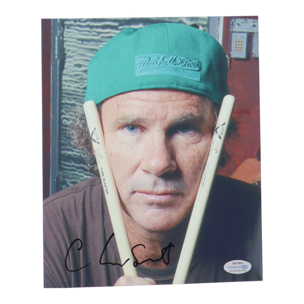 Chad Smith Signed Red Hot Chili Peppers 8x10 Photo (ACOA) | Pristine ...