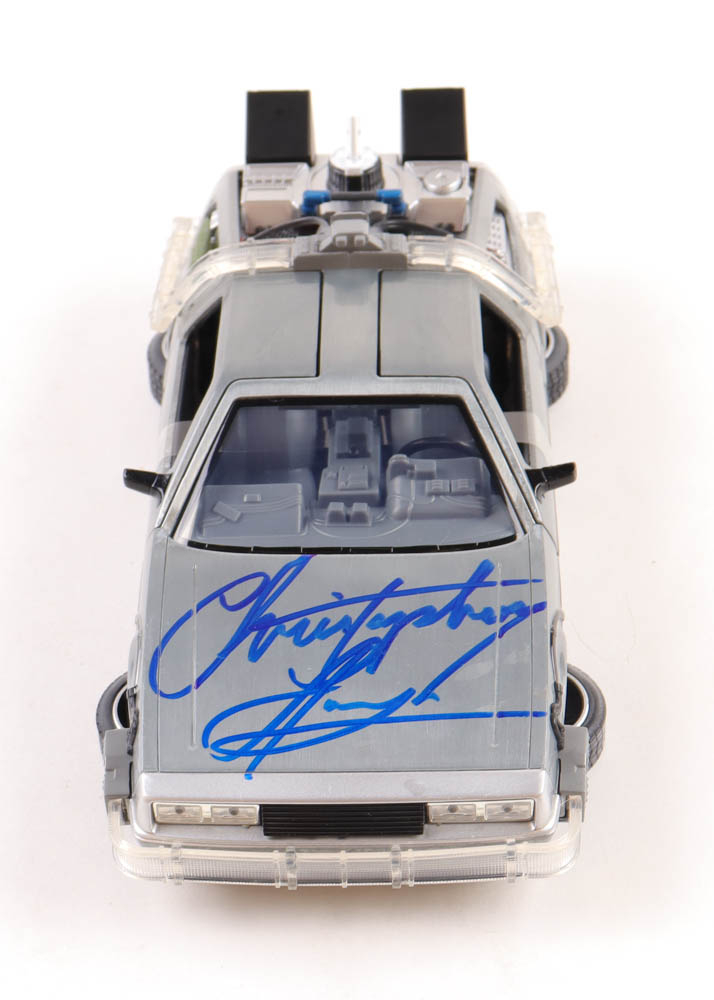 Christopher Lloyd Signed "Back to the Future II" DeLorean Time Machine ...