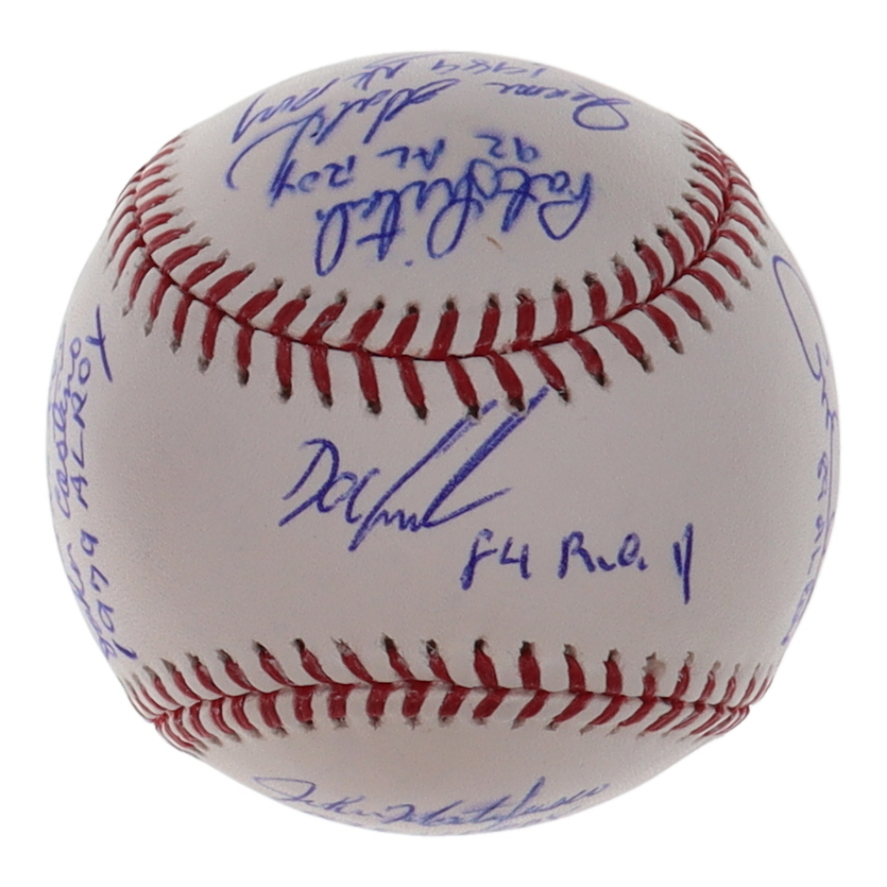 Rookies of the Year OML Baseball Signed by (13) with Dwight Gooden, Bob ...