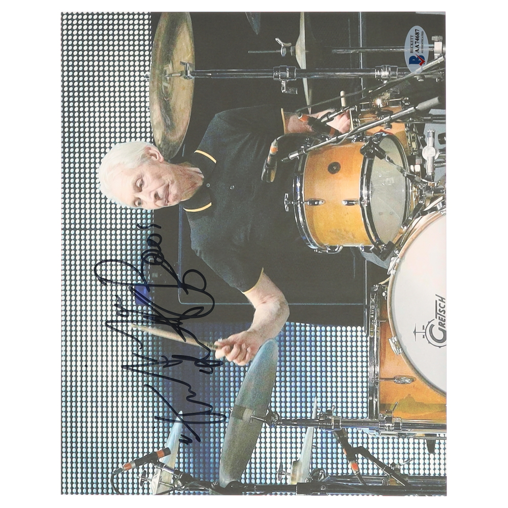 Charlie Watts Signed 8x10 Photo (Beckett) | Pristine Auction