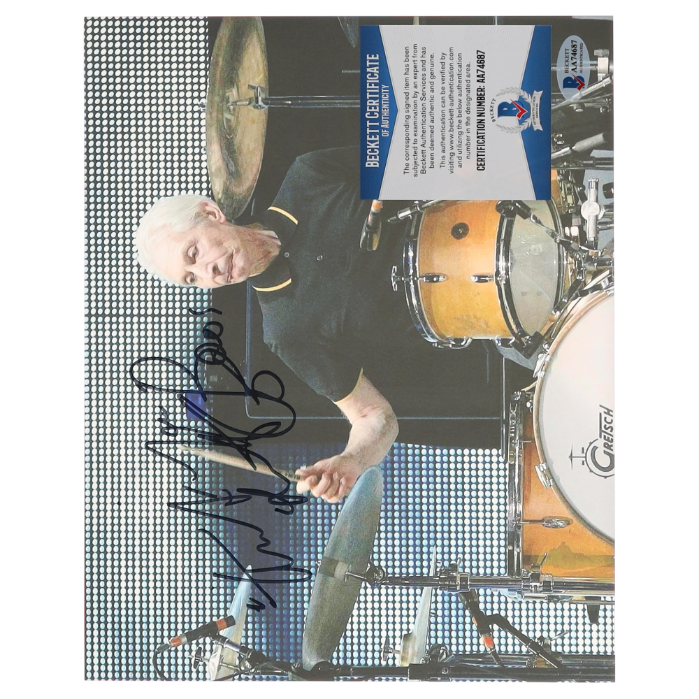Charlie Watts Signed 8x10 Photo (Beckett) | Pristine Auction