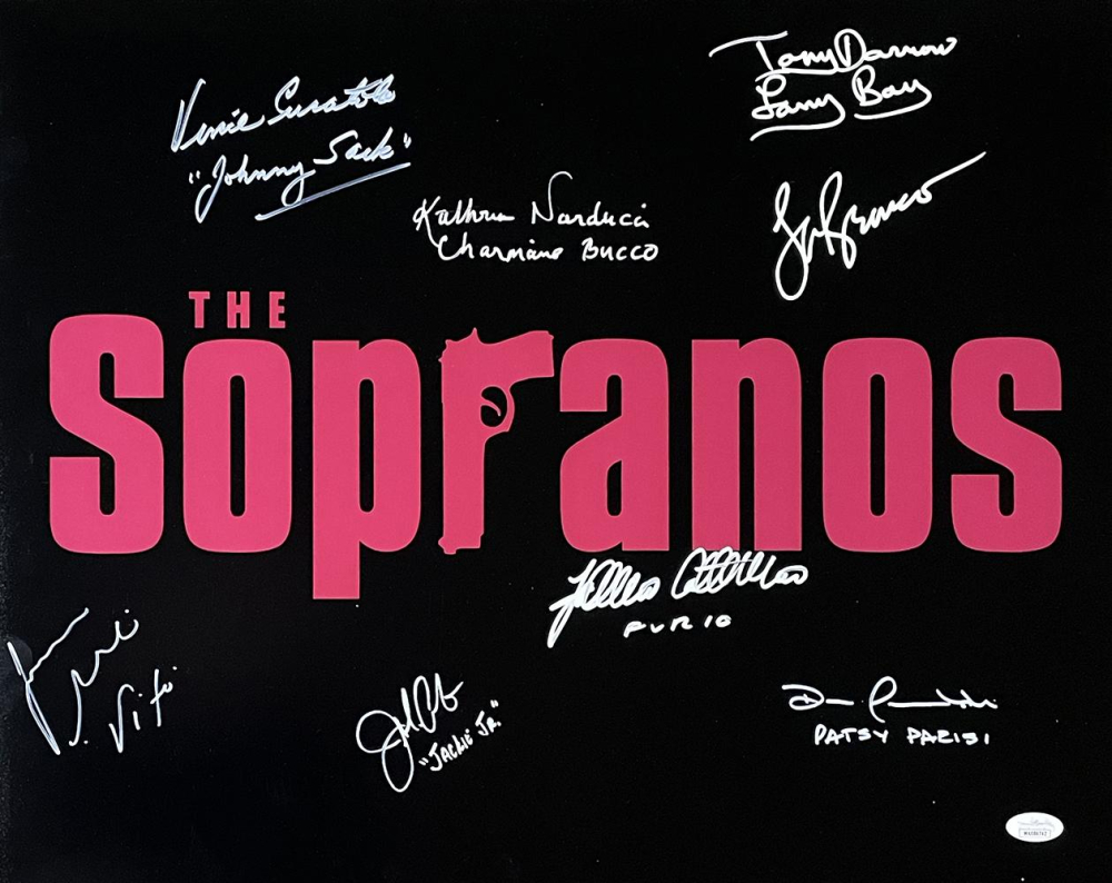 "The Sopranos" 16x20 Photo Cast-Signed By (8) with Lorraine Bracco ...