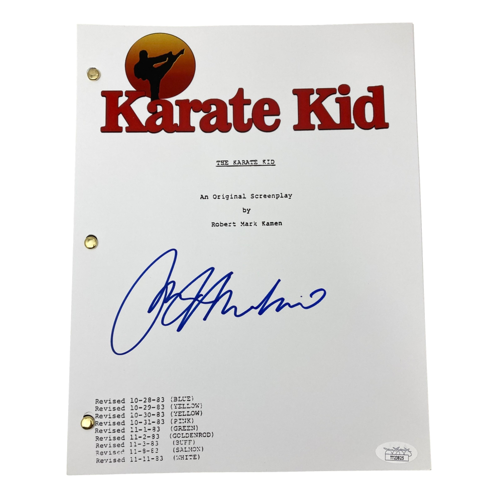 Ralph Macchio Signed "The Karate Kid" Movie Script (JSA) | Pristine Auction