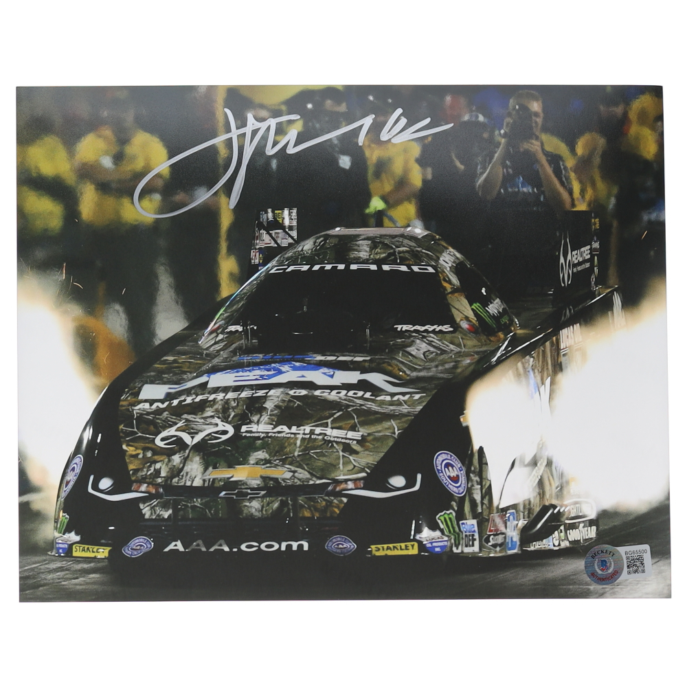 John Force Signed 8x10 Photo (Beckett) | Pristine Auction