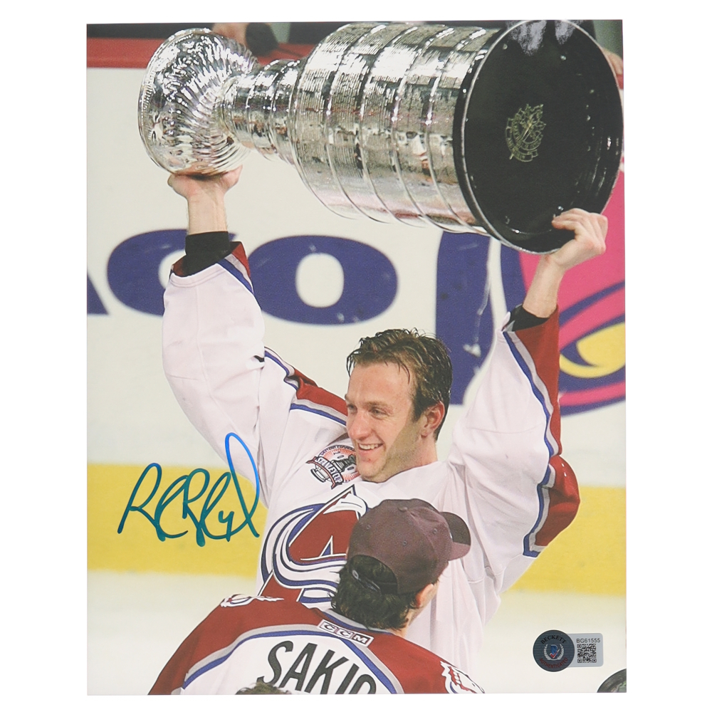 Rob Blake Signed Avalanche 8x10 Photo (Beckett) | Pristine Auction