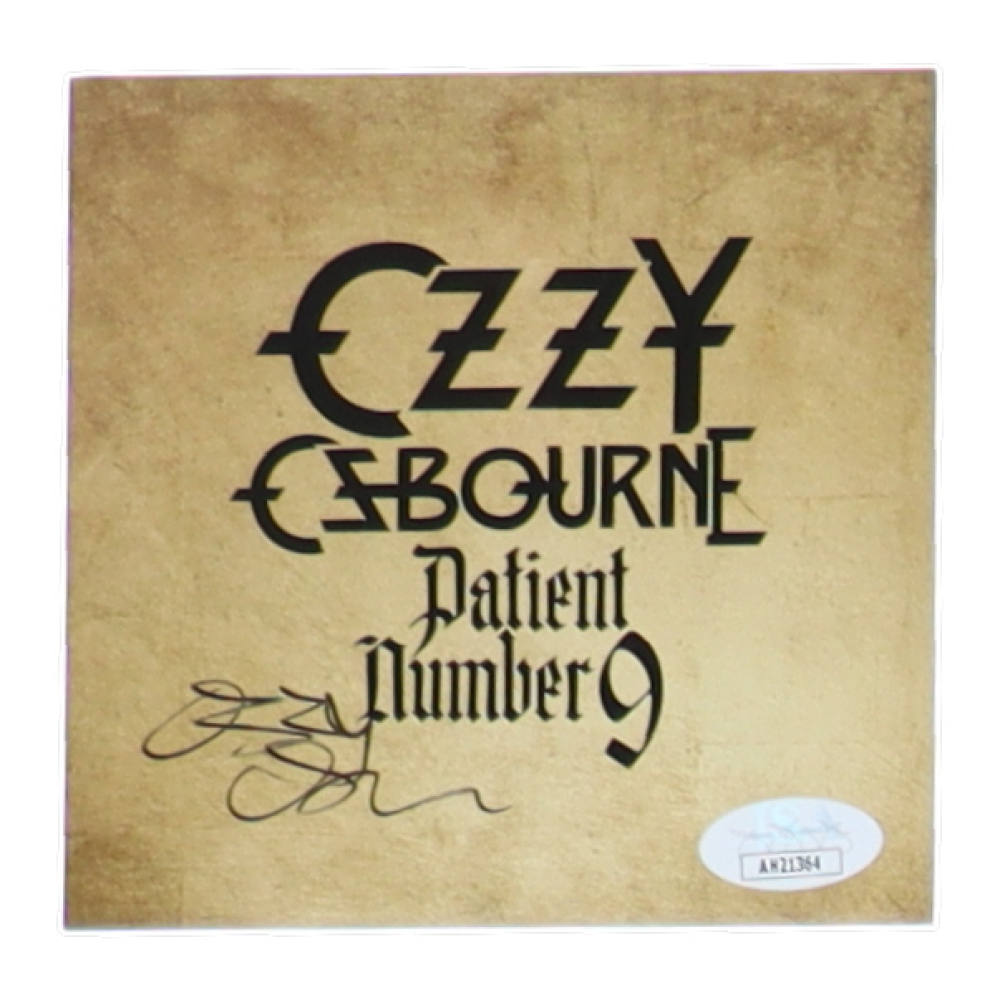 Ozzy Osbourne Signed "Patient Number 9" CD Insert (JSA) | Pristine Auction