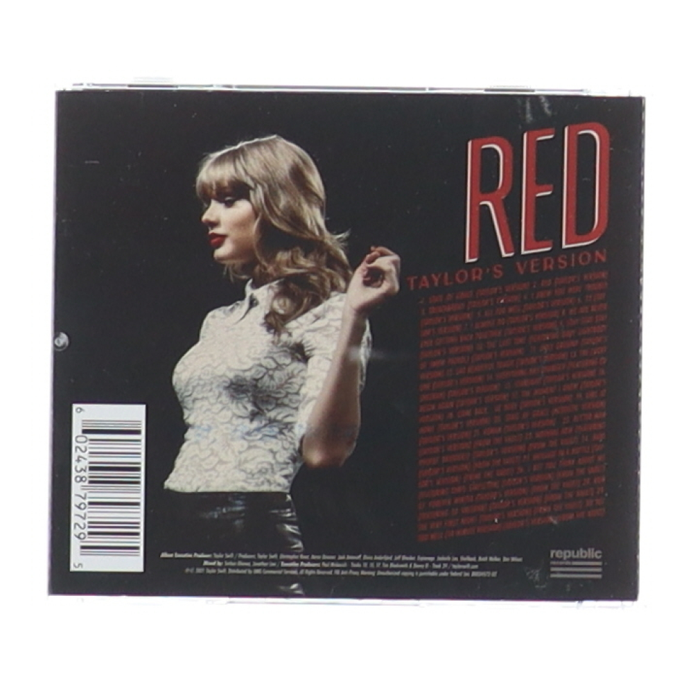 Taylor Swift Signed "Red: Taylor's Version" CD Album (JSA) | Pristine ...