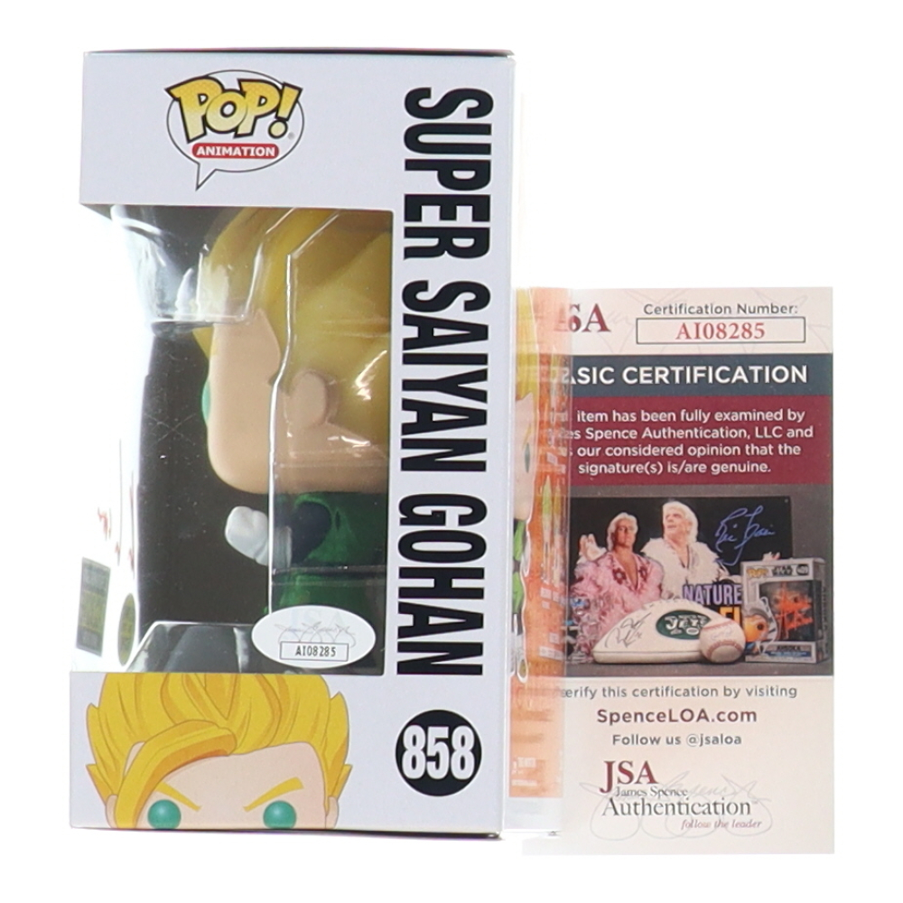 Kyle Hebert Signed "Dragon Ball Z" #858 Super Saiyan Gohan Funko Pop ...