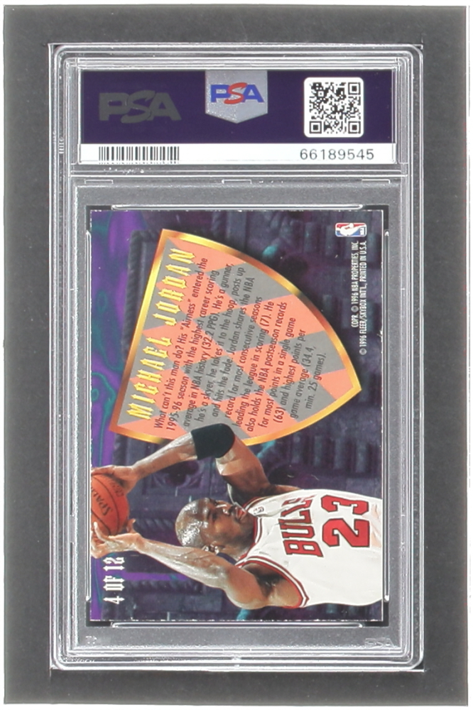 Michael Jordan 1995-96 Ultra Scoring Kings Hot Pack #4 (PSA 7 ...
