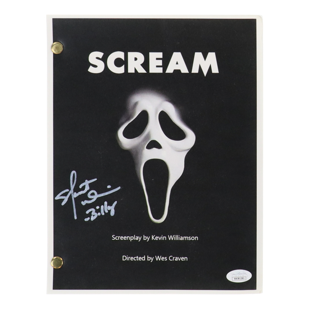 Skeet Ulrich Signed "Scream" Movie Script Inscribed "-Billy" (JSA ...