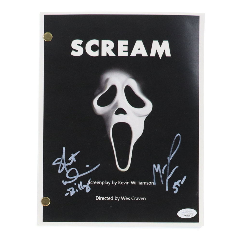 Skeet Ulrich & Matthew Lillard Signed "Scream" Movie Script Inscribed ...