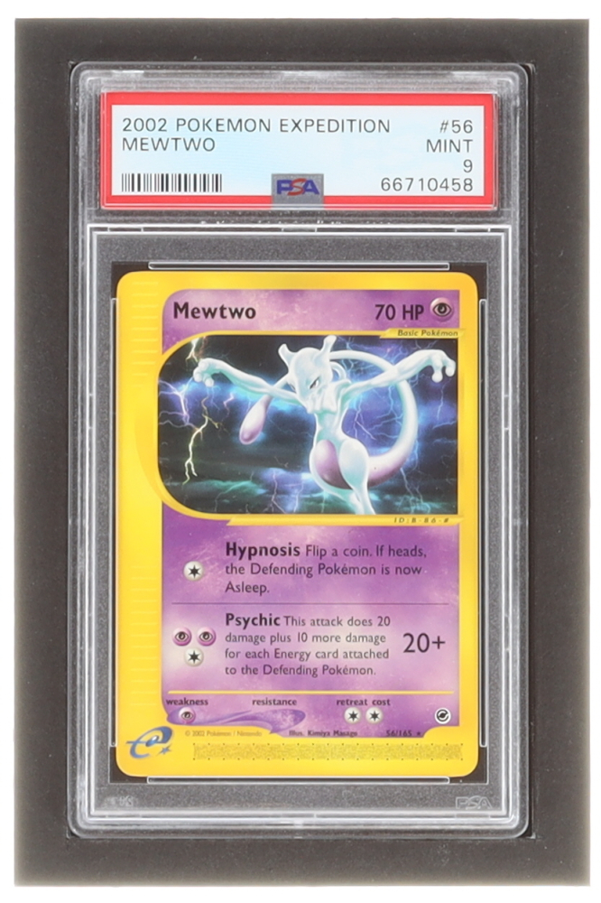 Mewtwo Pokemon 2002 Expedition #56 (PSA 9) | Pristine Auction