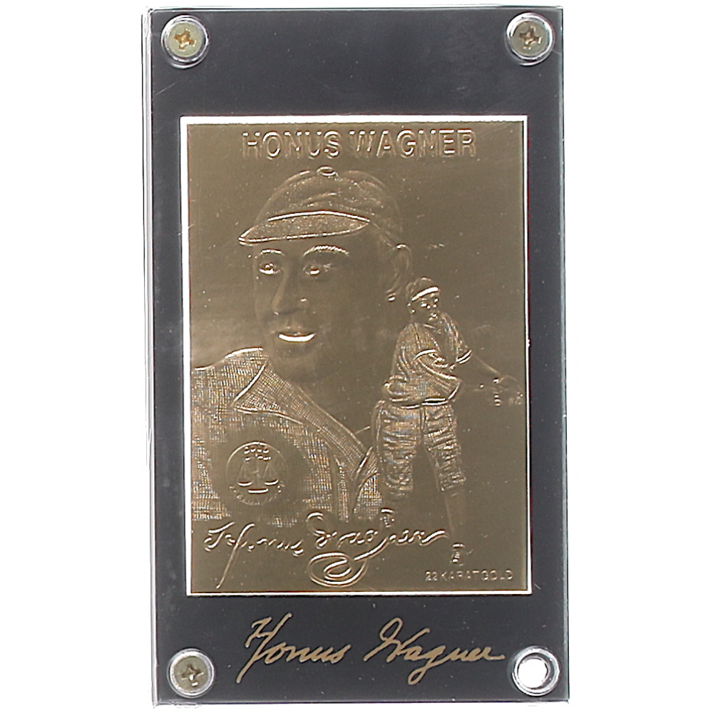 Honus Wagner 1996 23KT Gold Card #2180 | Pristine Auction