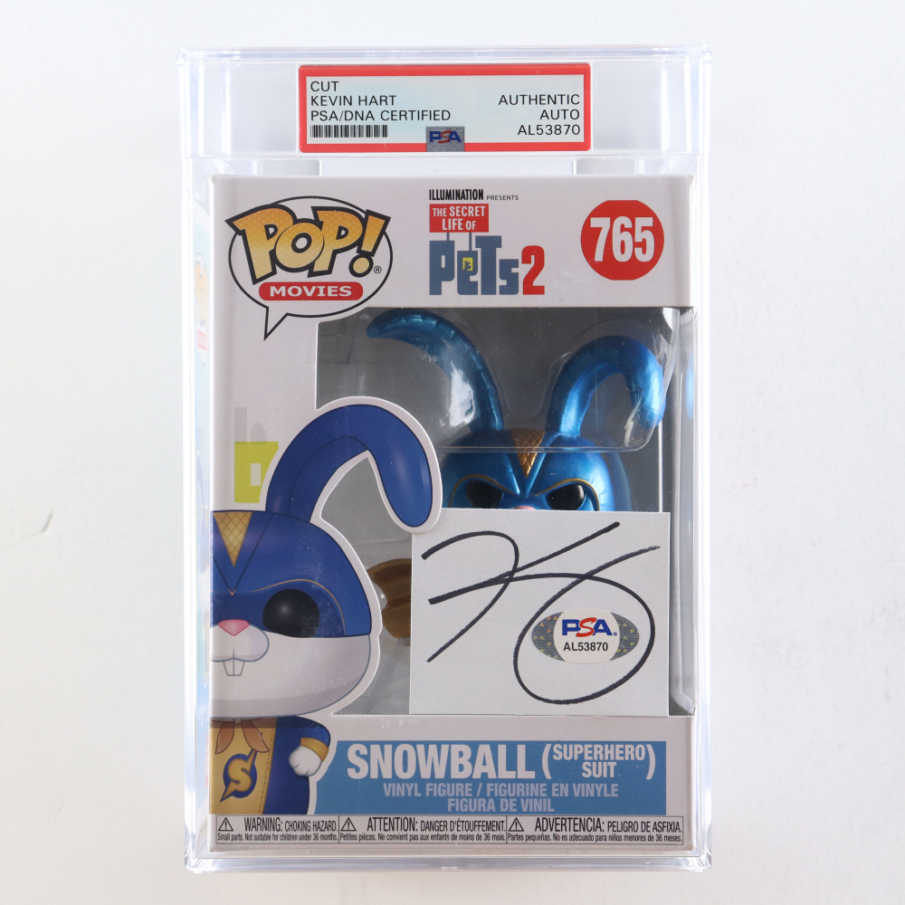 Kevin Hart Signed "The Secret Life of Pets 2" #765 Snowball (Superhero ...